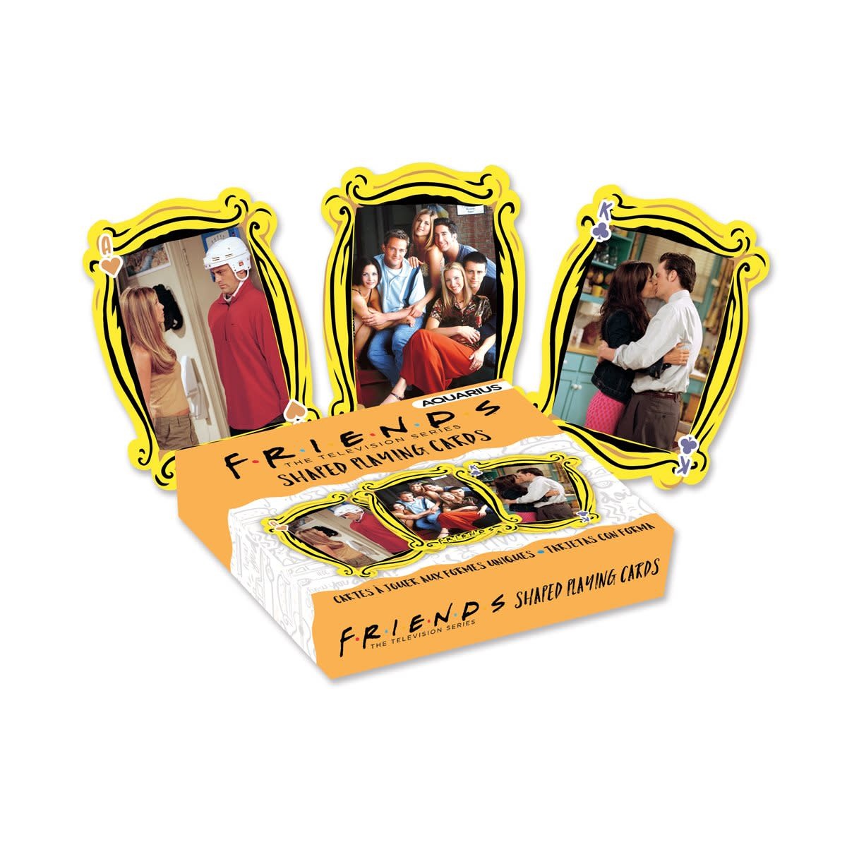 AQUARIUS Friends Shaped Playing Cards - Chuck's Trains & Hobby Depot