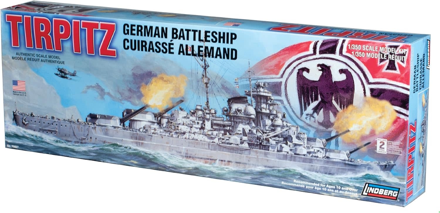 70827 Tirpitz German Battleship - Chuck's Trains & Hobby Depot