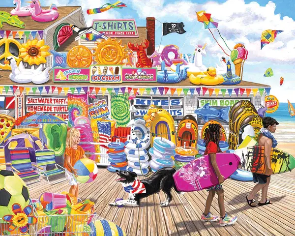 Float Shop 500 Piece Puzzle - Chuck's Trains & Hobby Depot