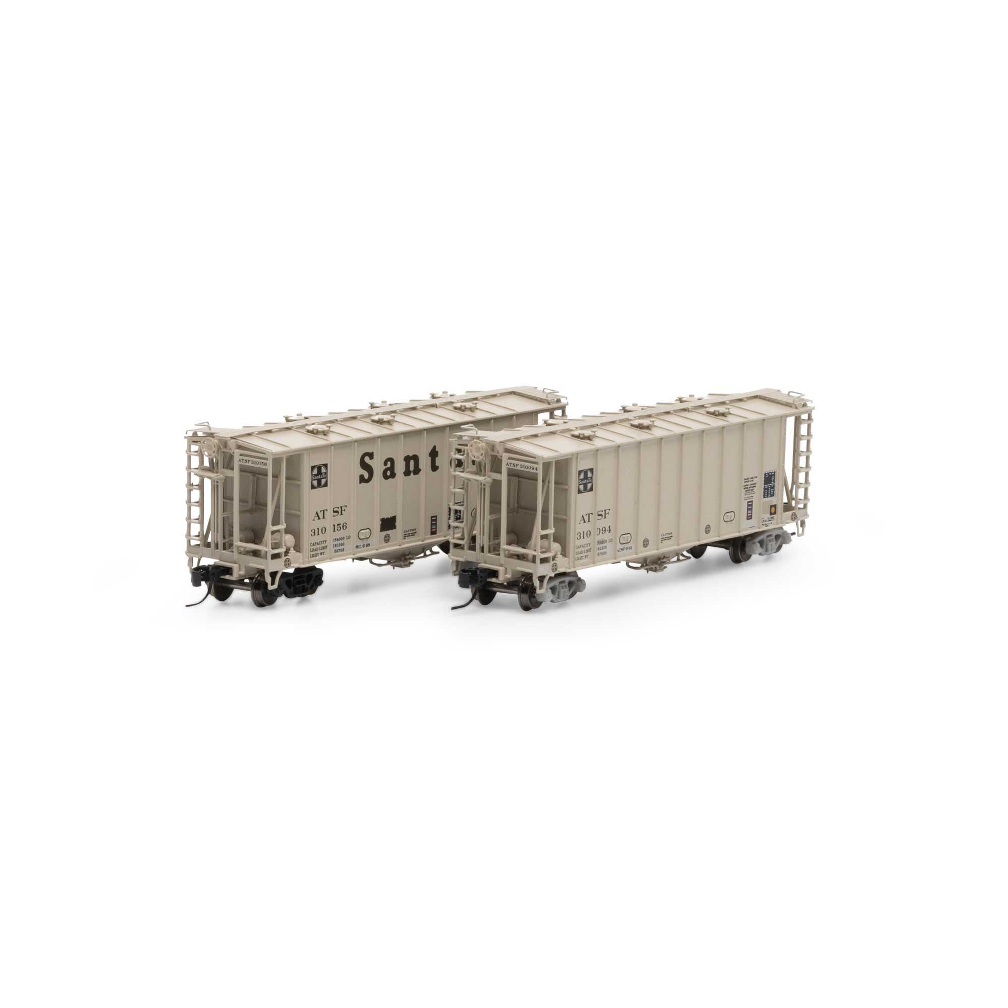 23869 N GATC 2600 Airslide Hopper ATSF - 2 Pack - Chuck's Trains ...