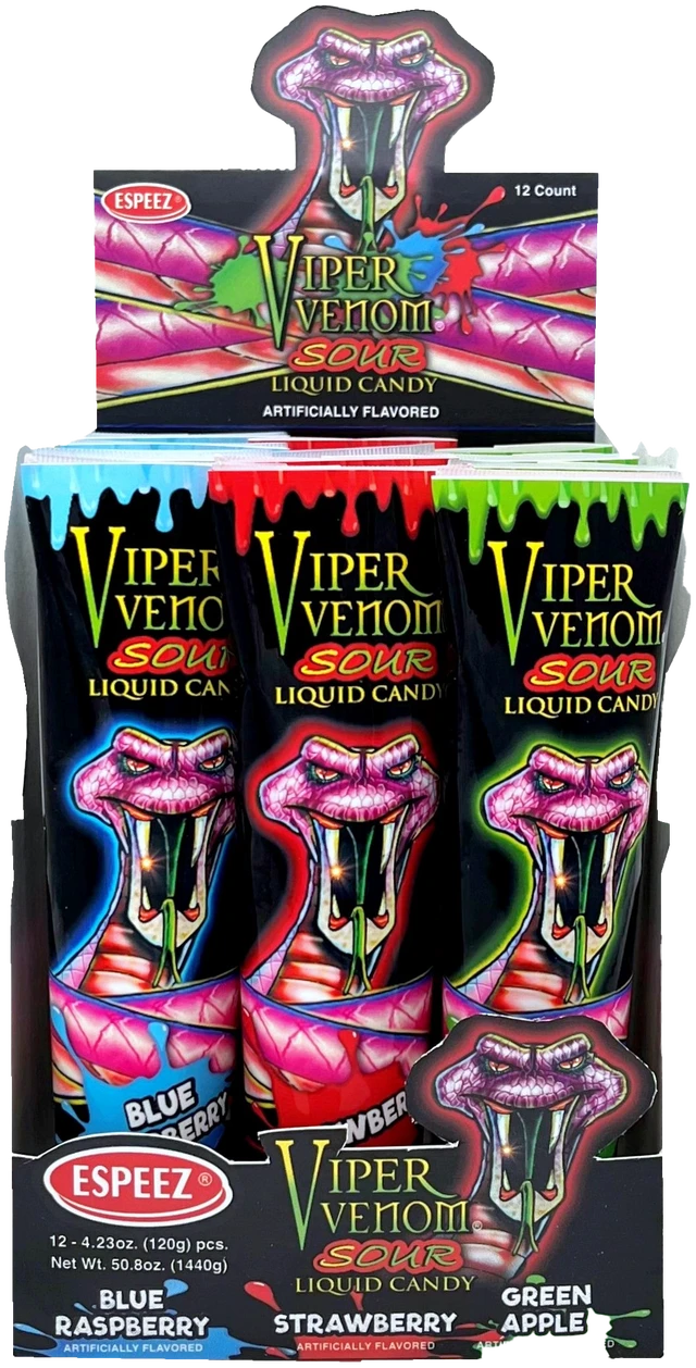 Viper Venom Sour Liquid Candy - Chuck's Trains & Hobby Depot