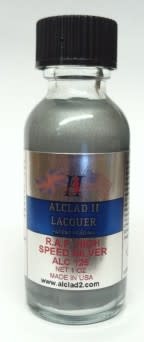 Alclad 125 RAF High Speed Silver Lacquer 1oz - Chuck's Trains & Hobby Depot