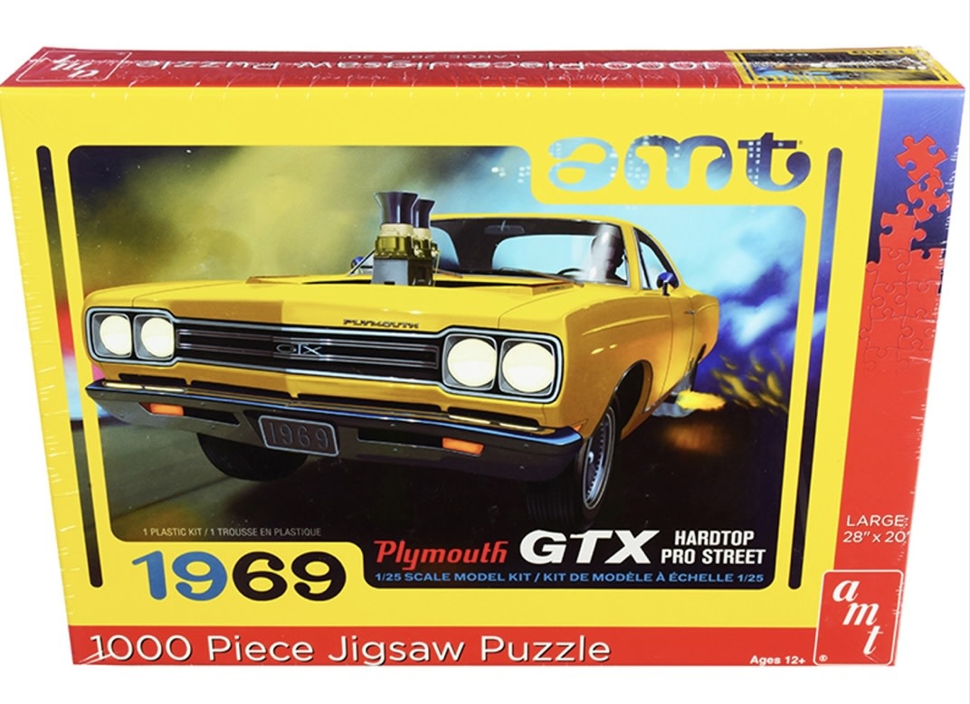 AMT 96 AMT 1969 Plymouth GTX Hardtop PS 1,000 pc Jigsaw Puzzle - Chuck ...