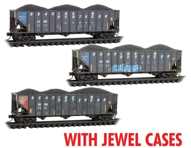 98305072 N RBMN Weathered 3 Pack - Chuck's Trains & Hobby Depot