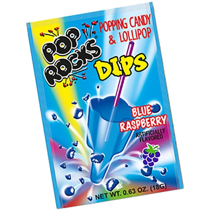 Candy Pop Rocks Dips - Blue Raspberry - Chuck's Trains & Hobby Depot
