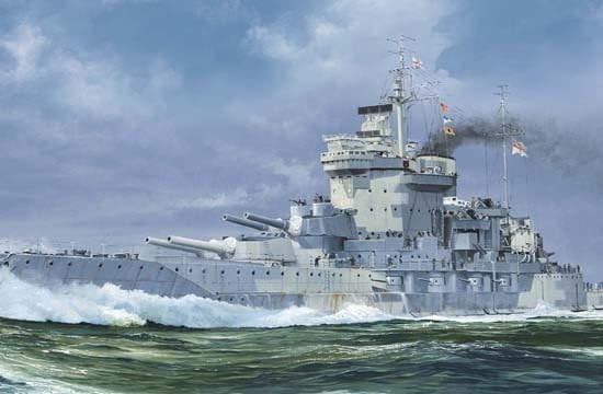 5795 Hms Warspite Battleship - Chuck's Trains & Hobby Depot