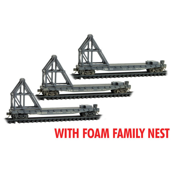 99302249 N CSX ex CRR Weathered 3 Pack - Foam - Chuck's Trains & Hobby ...