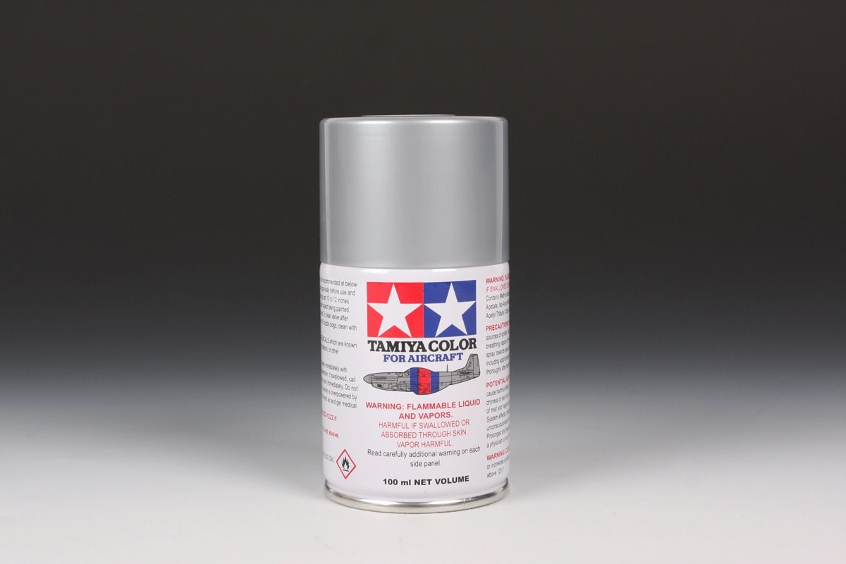 86512 AS12 Bare Metal Silver Acrylic Aircraft 100ml Spray Paint - Chuck ...