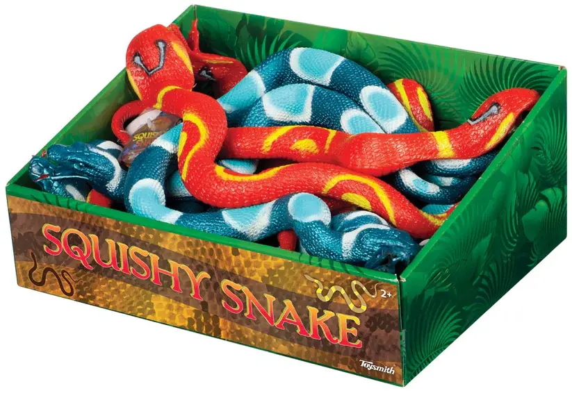 Toysmith Squishy Snake - Assorted - Chuck's Trains & Hobby Depot