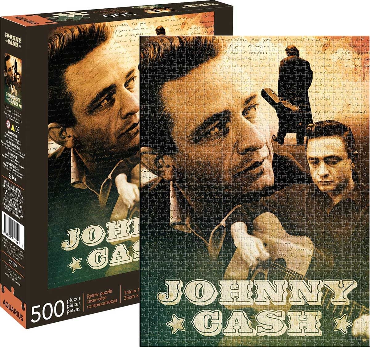 Johnny Cash Album 500 Piece Puzzle - Chuck's Trains & Hobby Depot