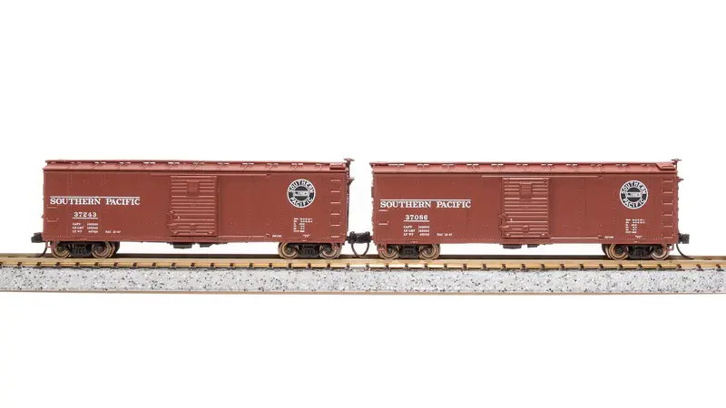 7283 N, USRA 40' Steel Boxcar, SP, 2 Pack - Chuck's Trains & Hobby Depot