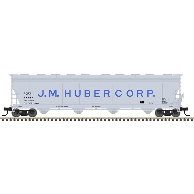20006740 HO ACF 5701 Covered Hopper J.M Huber Corp ACFX 97883 - Chuck's ...