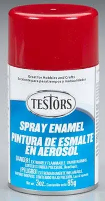 Testors 1629 Custom Red Metal Flake Spray - Chuck's Trains & Hobby Depot