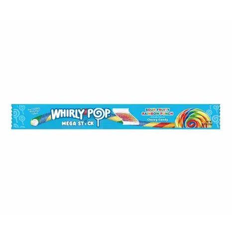 Candy Whirly Pop Mega Stick Sour Fruity Chewy Candy .92oz - Chuck's ...