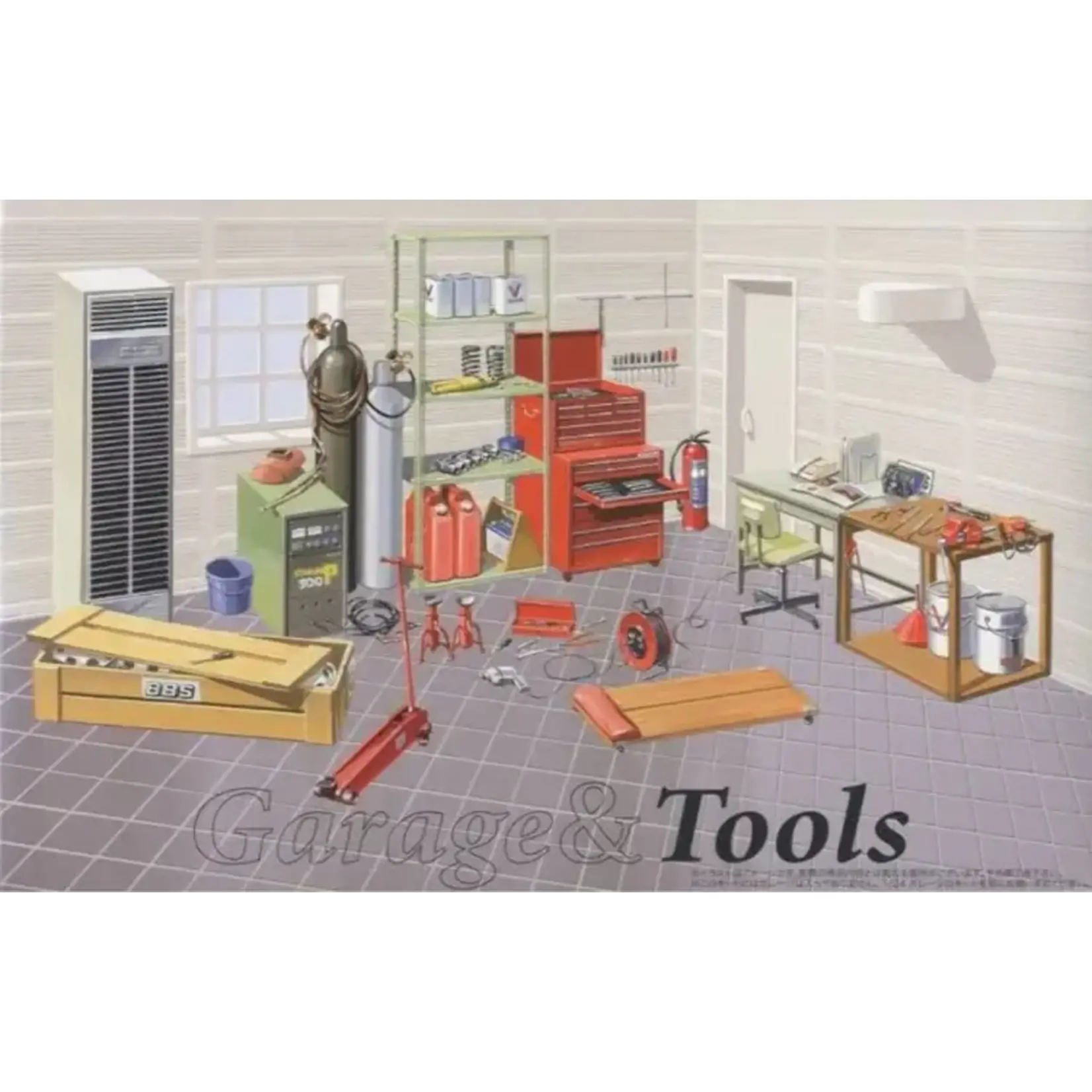 11668 1/24 Garage Tools Set - Welder, Hoist, Tool Chest, etc - Chuck's Trains & Hobby Depot