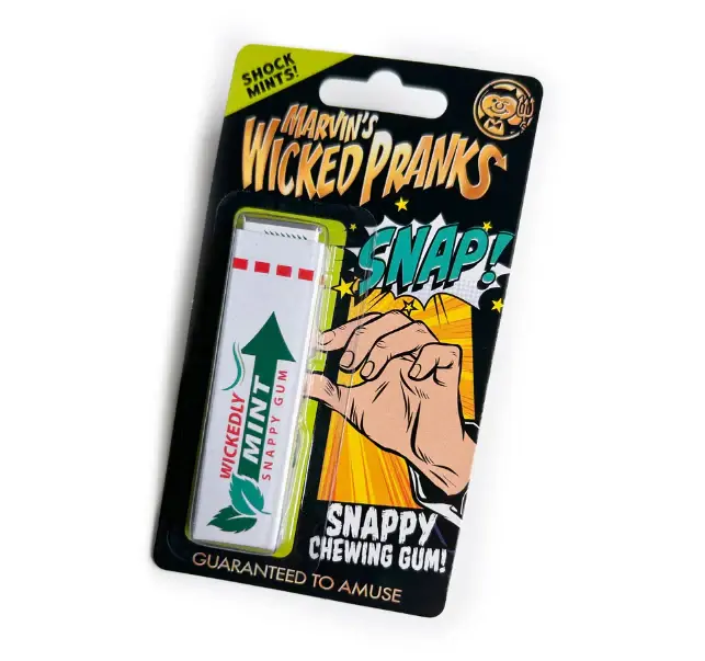 Snappy Chewing Gum Mini Wicked Prank - Chuck's Trains & Hobby Depot