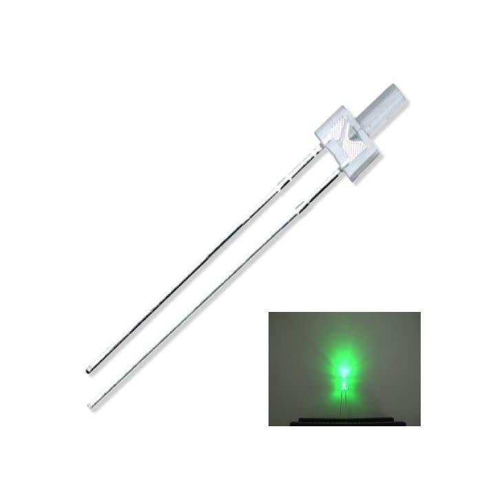 12-822-05 2mm Tower LED - Green - 5 Pack w/Resistors - Chuck's Trains ...