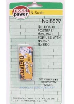 8577 N Billboard Posters 1924-1940 - Chuck's Trains & Hobby Depot