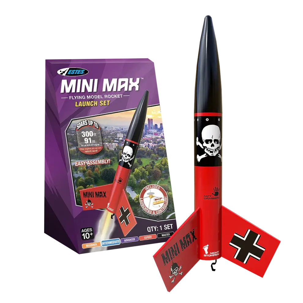 2445 Mini Der Red Max Launch Set - Chuck's Trains & Hobby Depot