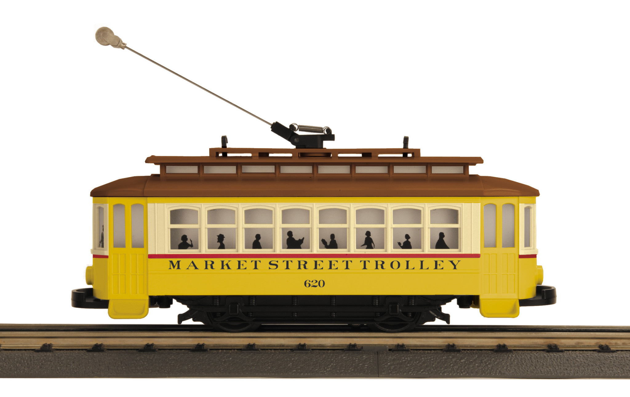 MTH 305201 O Market Street BNG Trolley - Chuck's Trains & Hobby Depot