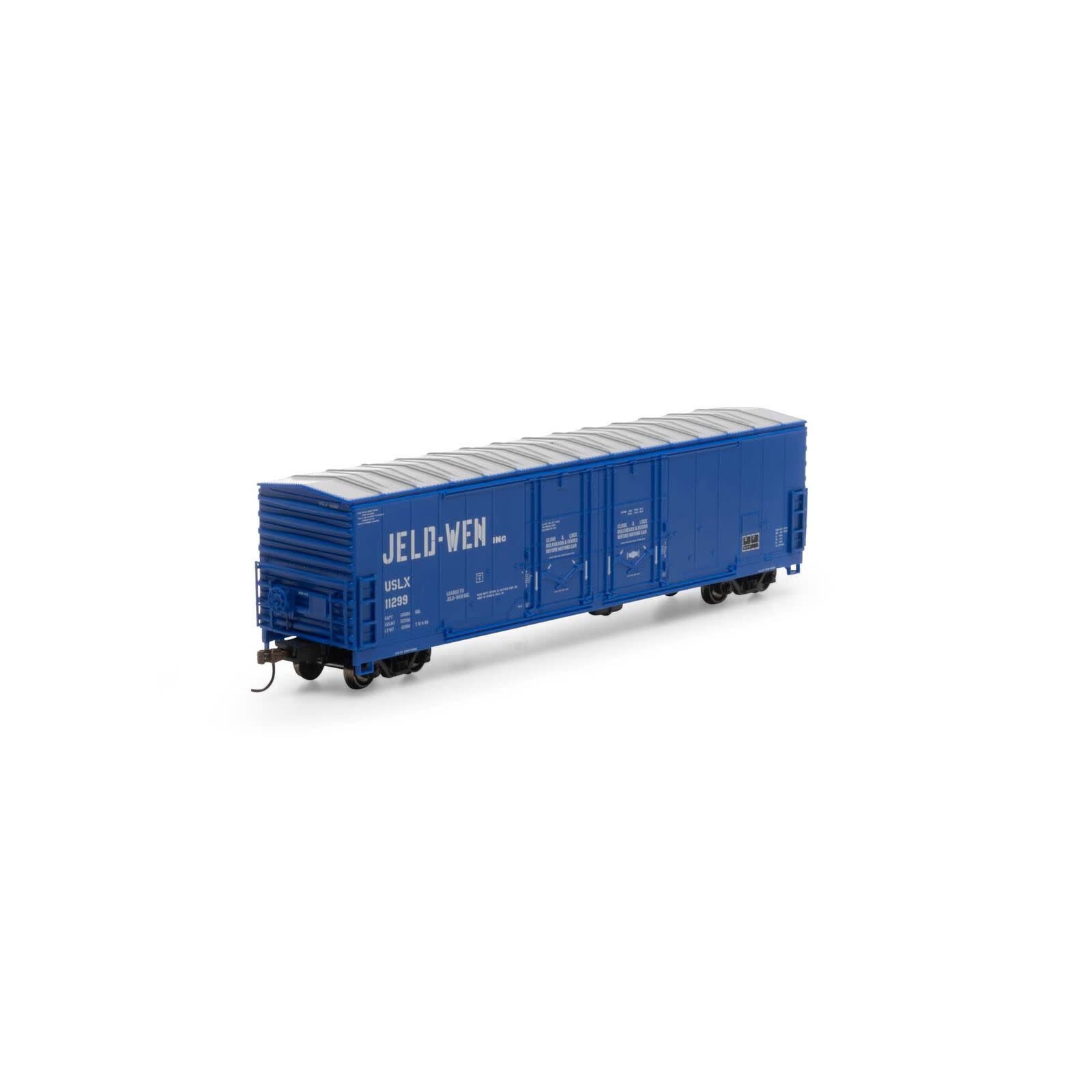 67956 HO 50' Evans DD Plug Box USLX Jeld Wen 11299 - Chuck's Trains & Hobby Depot