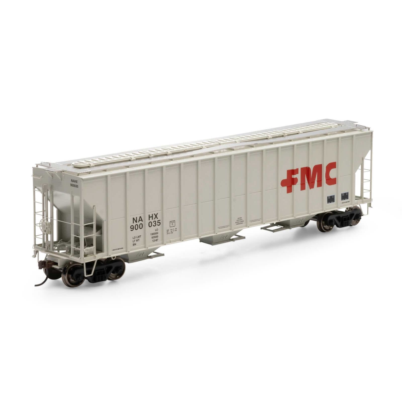 81580 HO FMC 4700 Covered Hopper NAHX 900035 - Chuck's Trains & Hobby Depot
