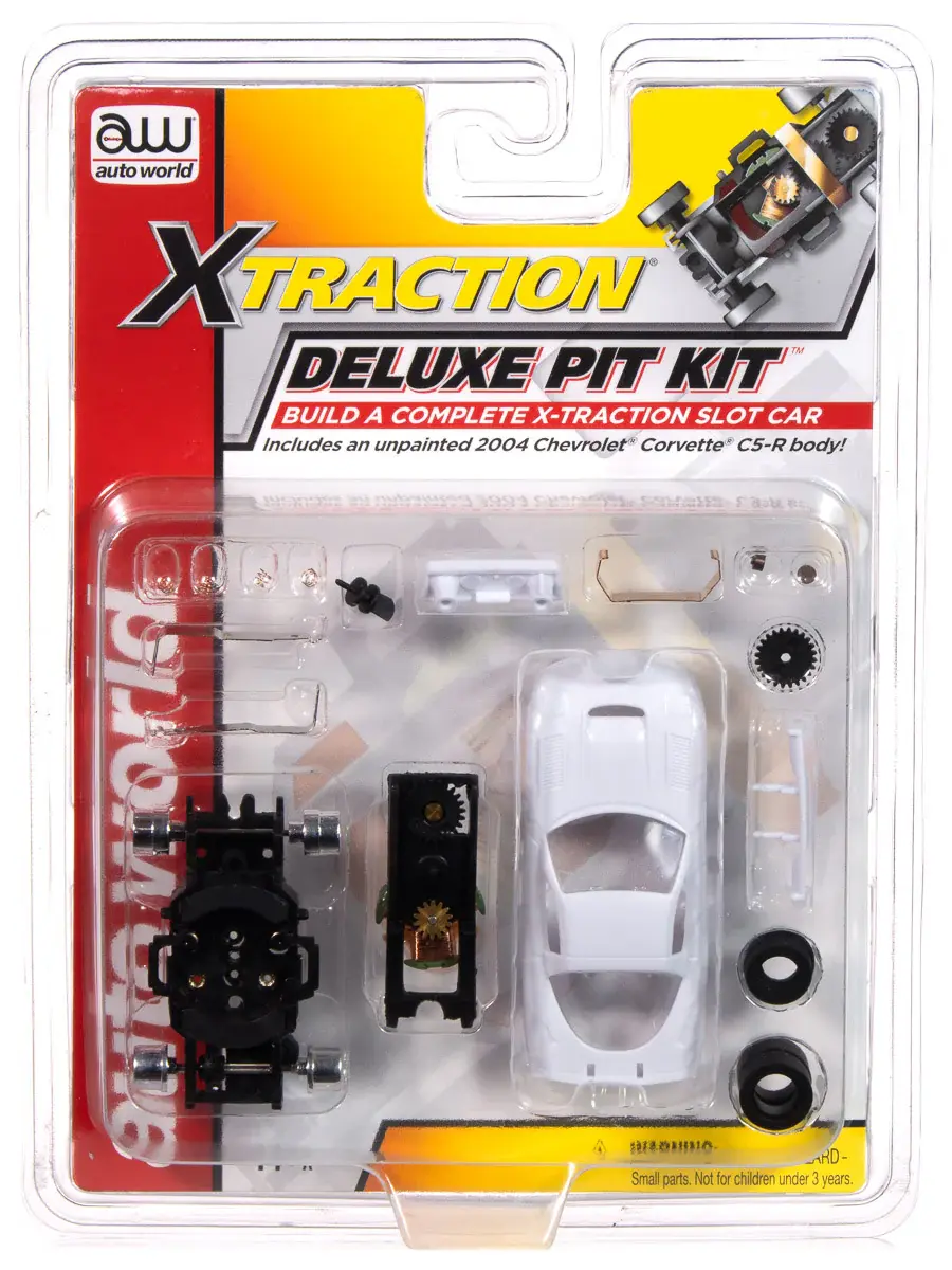TRX129 X Traction Deluxe Pit Kit w/ 2004 Chevrolet Corvette C5-R ...