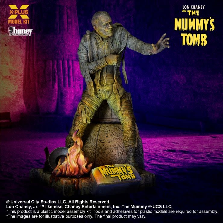 200139 1/8 Lon Chaney as The Mummy's Tomb w/ Detailed Base from 1942 ...