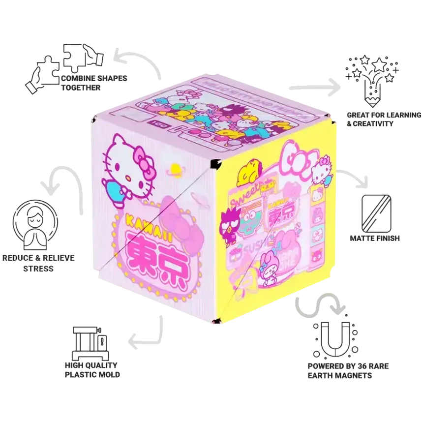 SHAHK1KT Shashibo Hello Kitty Kawaii Tokyo - Chuck's Trains & Hobby Depot