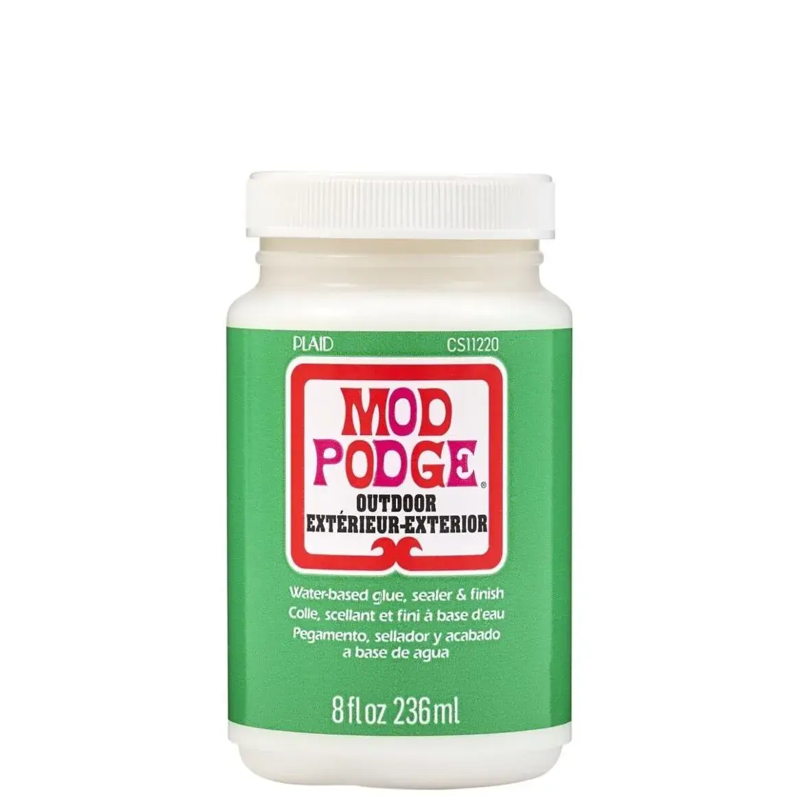 11220 Mod Podge Outdoor 8oz - Chuck's Trains & Hobby Depot