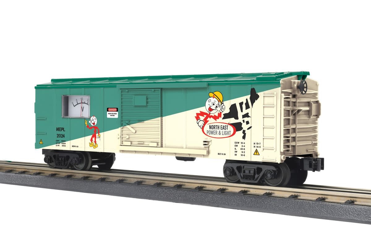 3071188 O North East Power Boxcar w/ Power Meter - Chuck's Trains ...