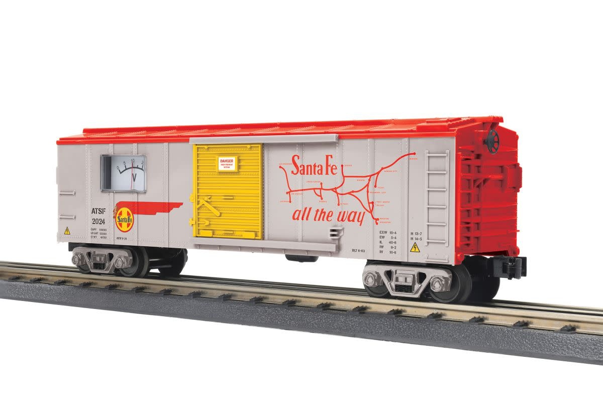 3071189 O SF Boxcar w/ Power Meter - Chuck's Trains & Hobby Depot