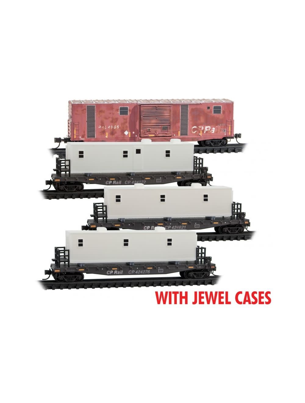 98302212 N CP Rail Camp - 4 Pack - Chuck's Trains & Hobby Depot