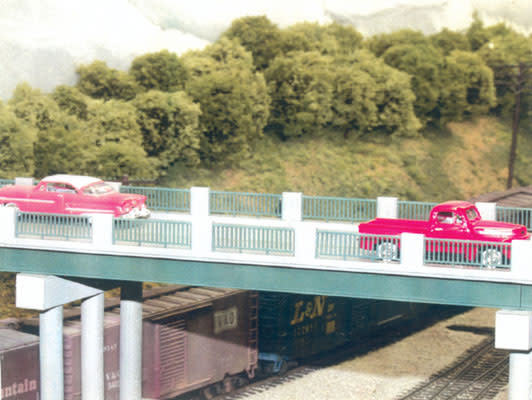 121 HO Wrought Iron Highway Overpass Kit - 50' Scale - Chuck's Trains ...