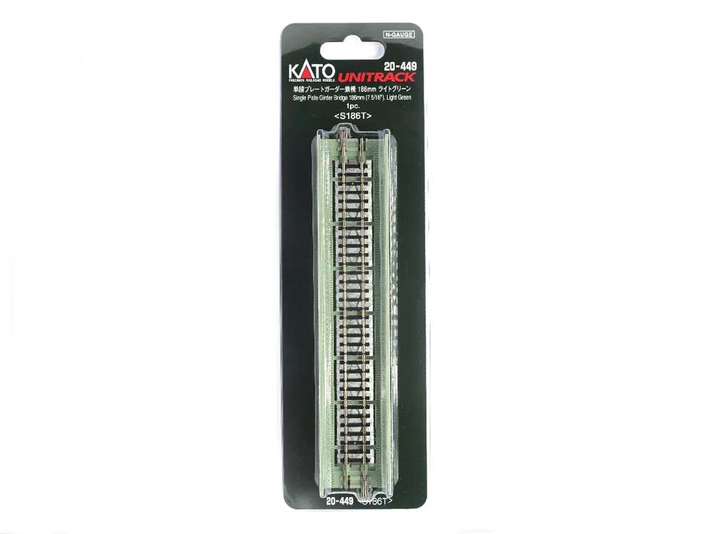 20449 N Plate Girder Bridge Green - Chuck's Trains & Hobby Depot