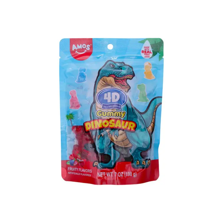 4D Dinosaur Gummies 7oz - Chuck's Trains & Hobby Depot