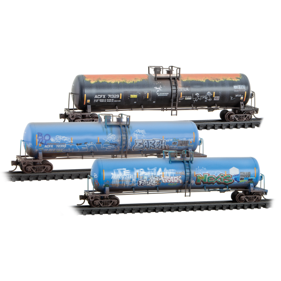 98305101 N First Union Rail Weathered 3 Pack - Chuck's Trains & Hobby Depot