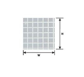 Plastruct 91544 15/64" White Square Tile Sheet 12 x 7" (2 per pack ...