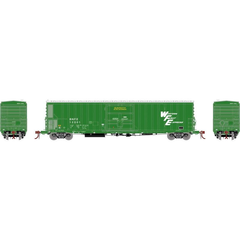1110 HO 57' FGE Mechanical Reefer BNFE Green 12501 - Chuck's Trains ...