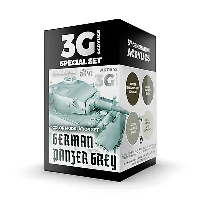 583 Mr. Color Set German Gray Color Modulation Set - Chuck's Trains ...