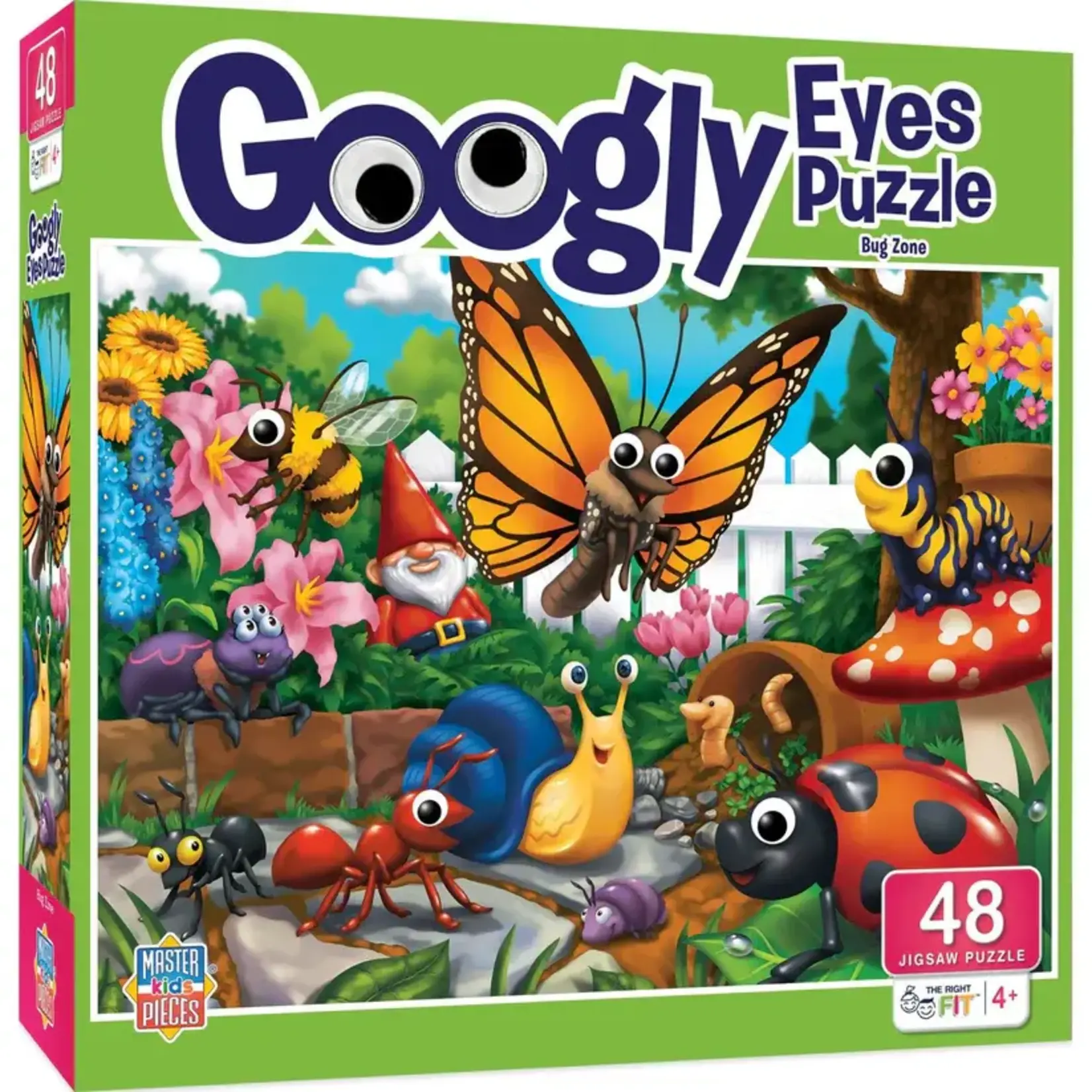 Googly Eyes Bug Zone 48 Piece Puzzle - Chuck's Trains & Hobby Depot
