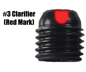 1/8" Peep Clarifier #3 Red - Archery School of The Rockies