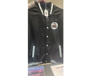 Grey Letter Jacket - Archery School of The Rockies