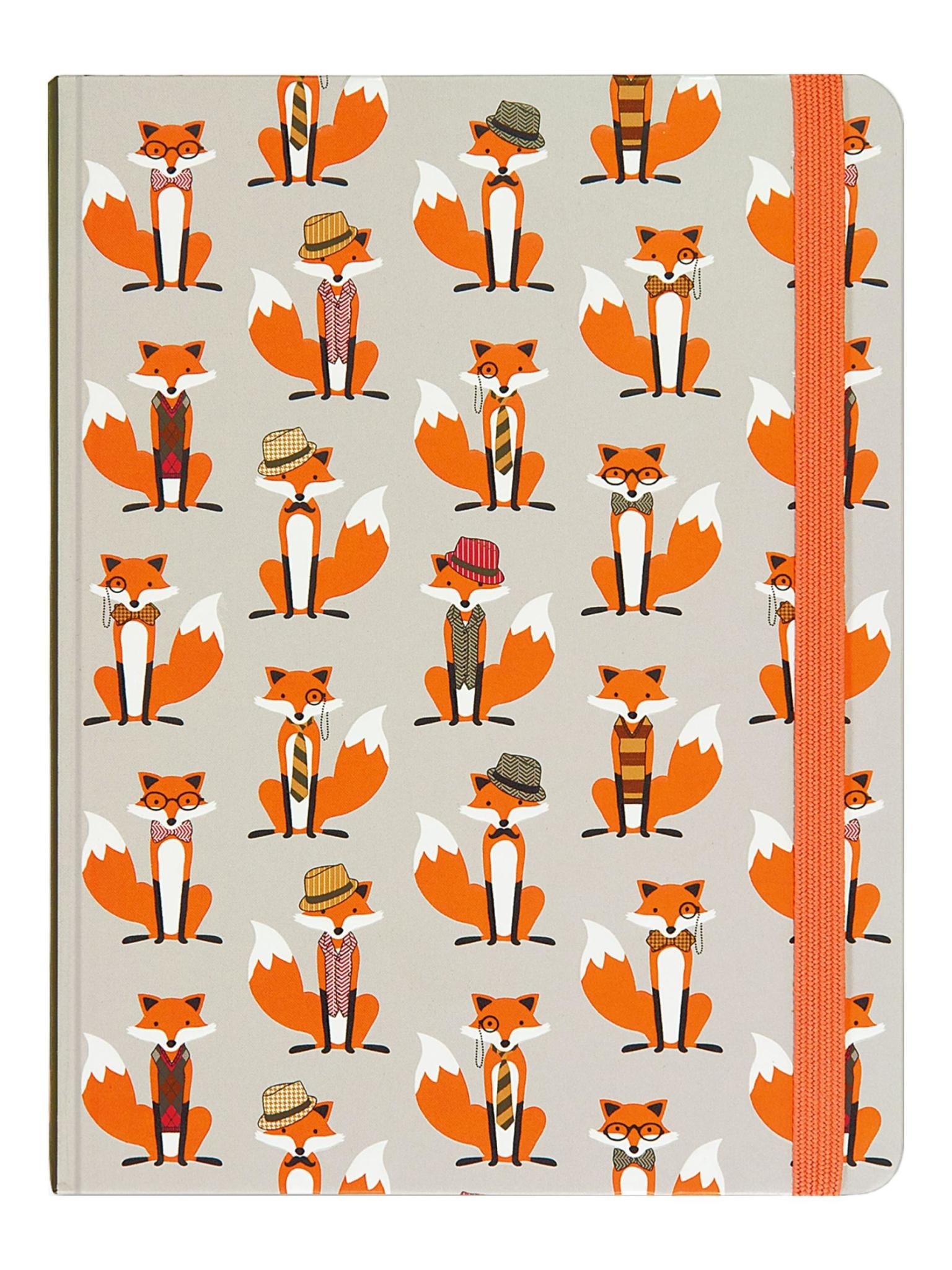 Dapper Foxes Mid-Sized Journal - New Horizons Downtown