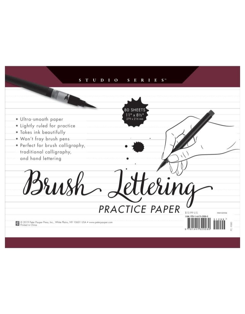 Brush Lettering Practice Paper - New Horizons Downtown