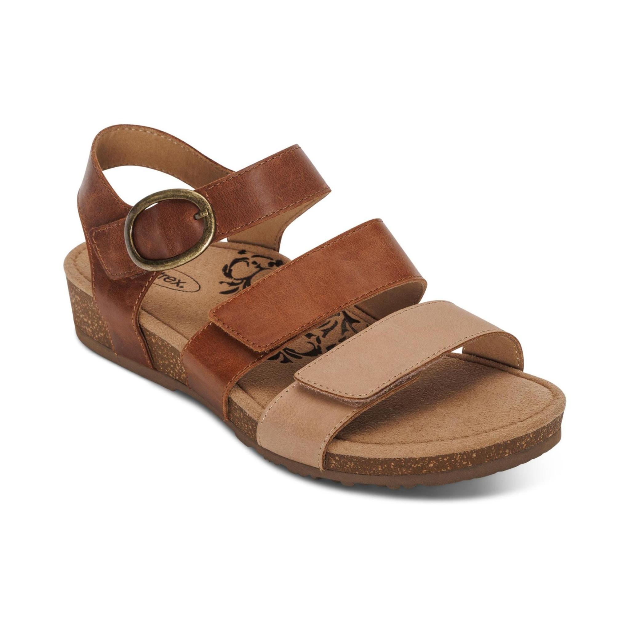 Women's Lilly Quarter Strap Adjustable Sandal - New Horizons Downtown