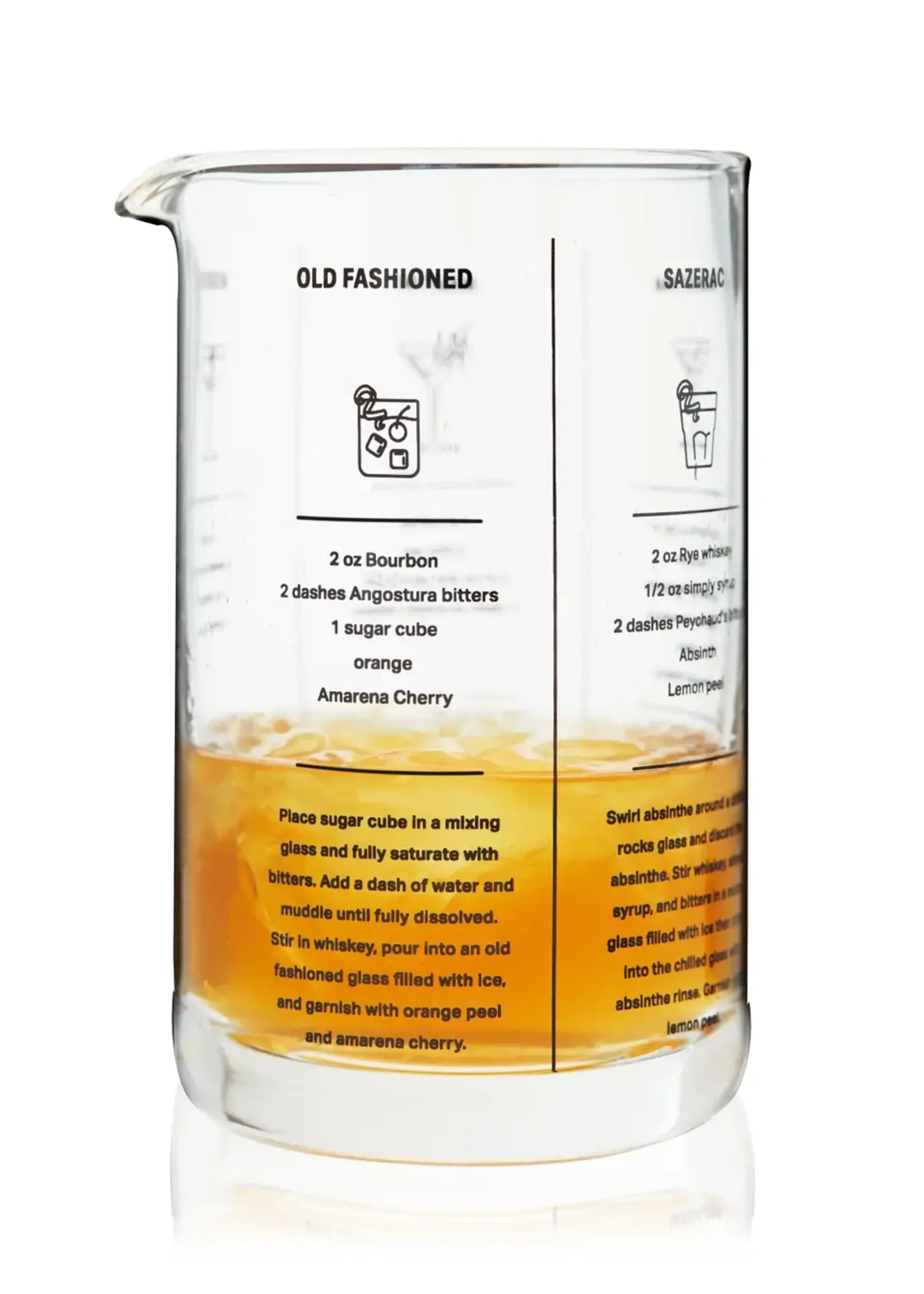 Recipe Mixing Glass Provisions Co