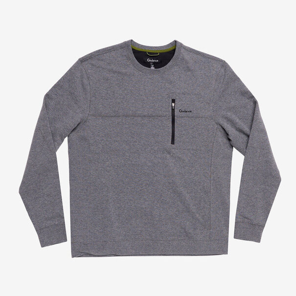 Cadence Collection Pass Through Crew Heather Grey Medium - THE BICYCLE ...