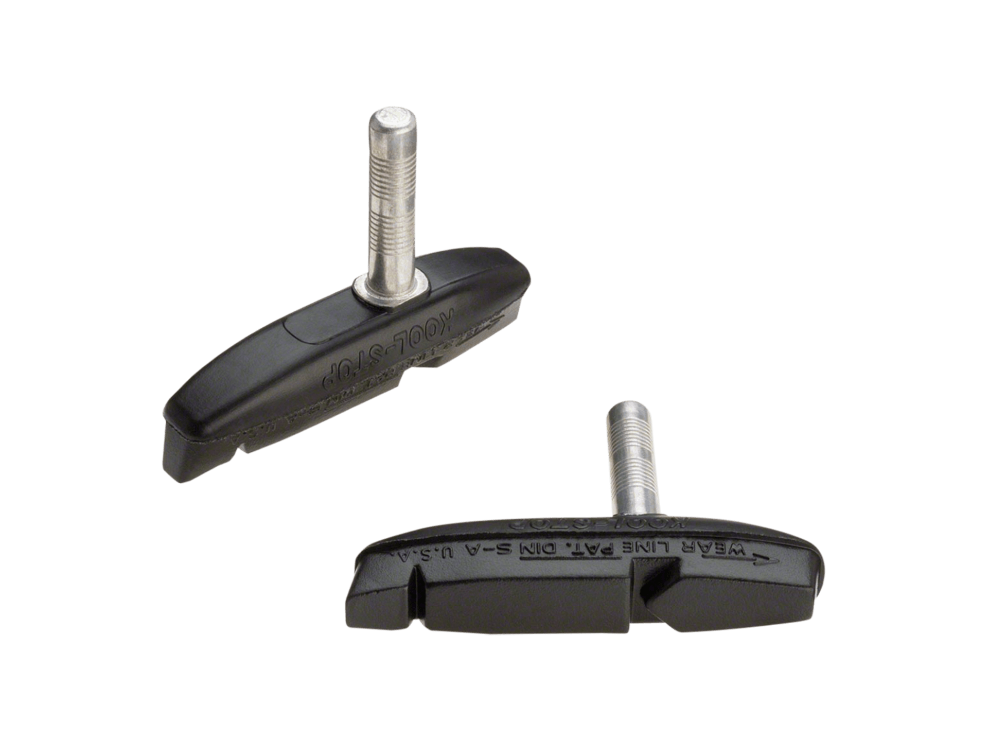 Kool-Stop Eagle 2 Black Smooth Post Cantilever Brake Pads - THE BICYCLE ...
