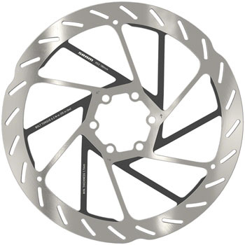 SRAM HS2 Disc Brake Rotor - 180mm, 6-Bolt, Rounded, Silver/Black - THE ...